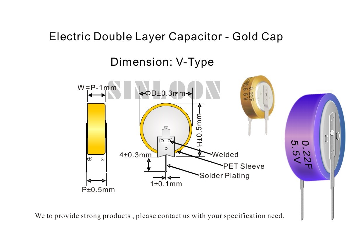 Gold Capacitor K-DCST